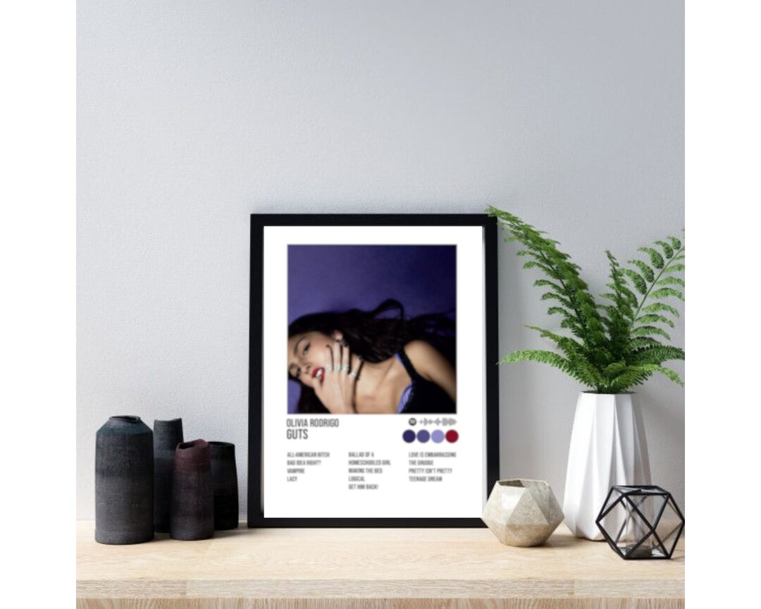 Olivia Rodrigo Guts Album Poster Wall Decor - Etsy