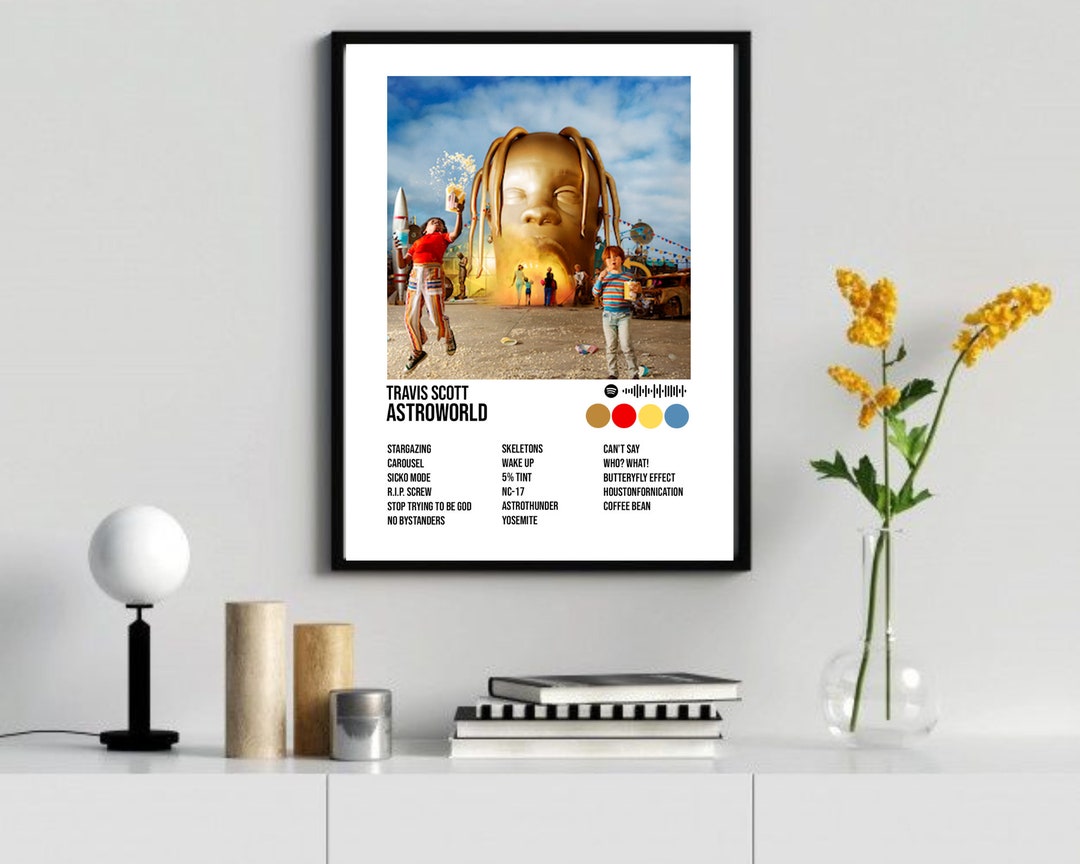 Travis Scott - Astroworld Album Poster Digital Print Wall Decor - Etsy