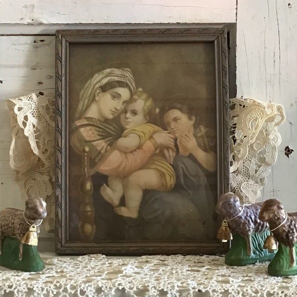 Madonna and Child Framed - Etsy