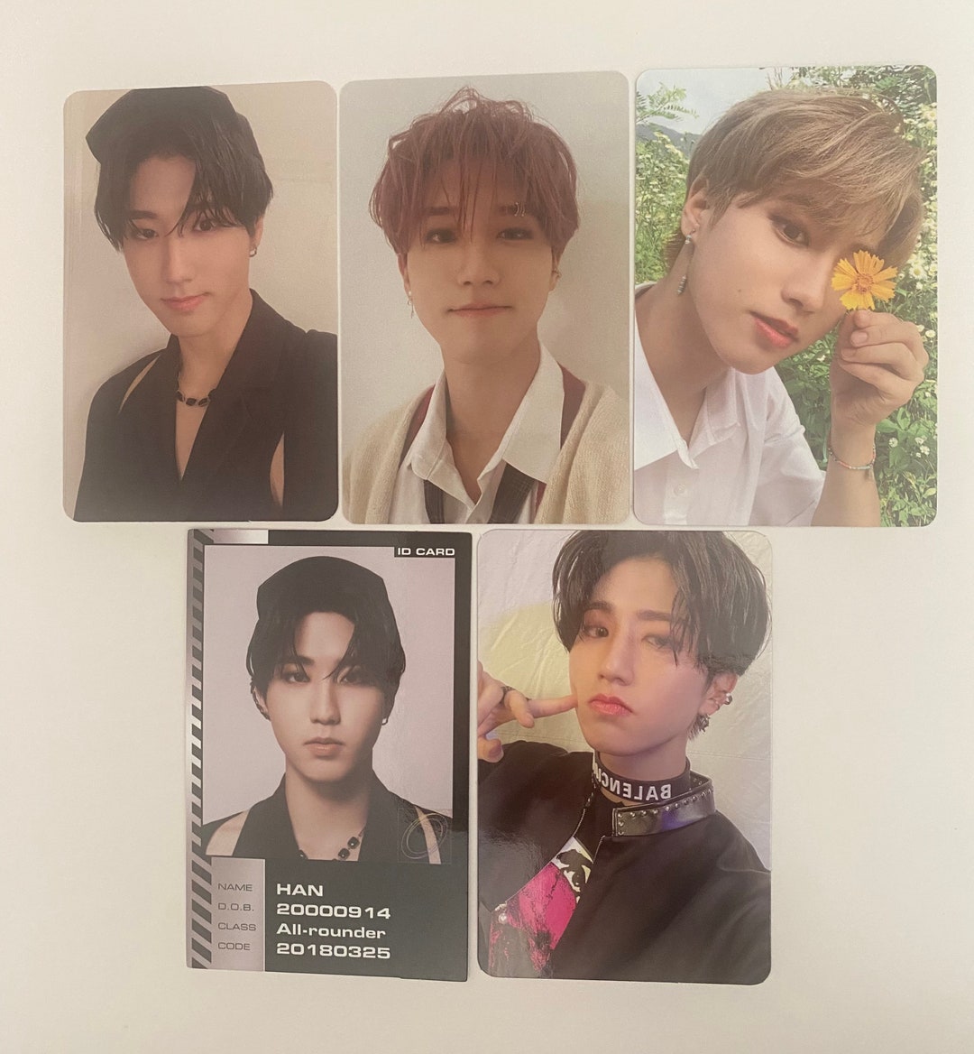 Official Stray Kids Han Photocards - Etsy
