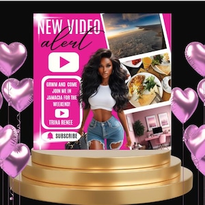 Youtube Livestream Flyer Template: Social Media Promo (canva PRO ...
