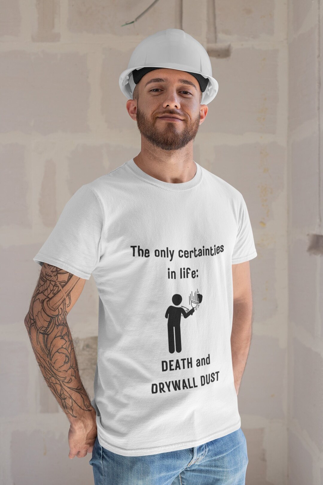 Drywall Dust Funny Contractor T-shirt, Gift T-shirt for Builder ...