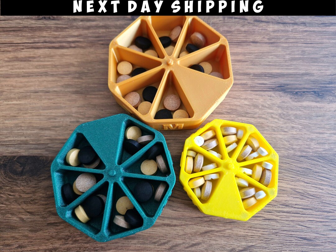 7 Days Weekly Pill Dispenser | Breakfast, Lunch, Dinner | Stackable ...