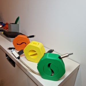 NEW COLOURS - Cable Organizer and Winder - Desk, Backpack and Travel ...