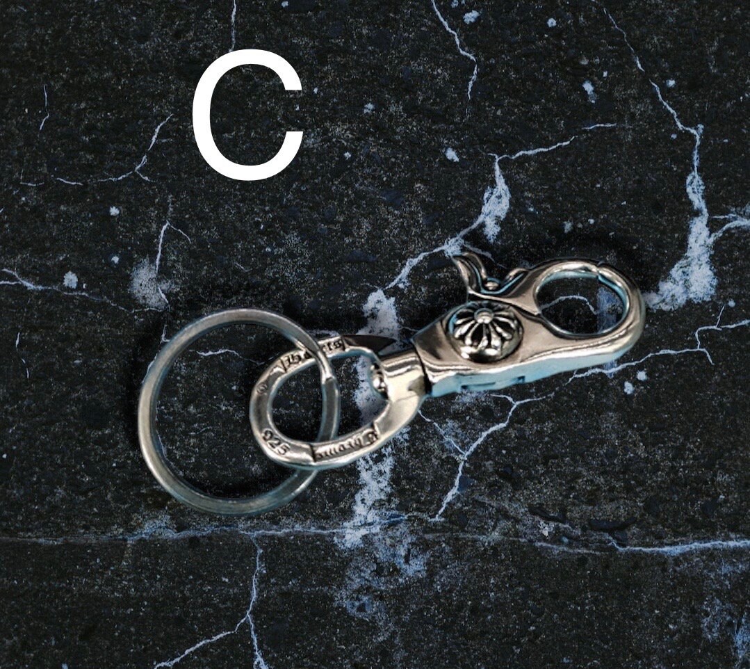 Chrome Hearts Inspired Key Chain , Gothic Cross Key Chain , Chrome ...