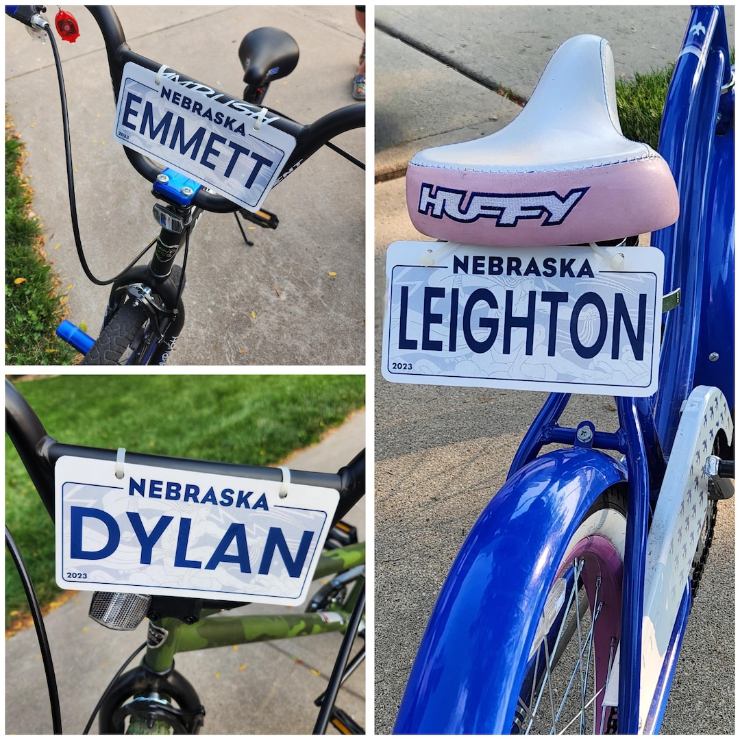 Custom Bike or Scooter License Plates - Etsy