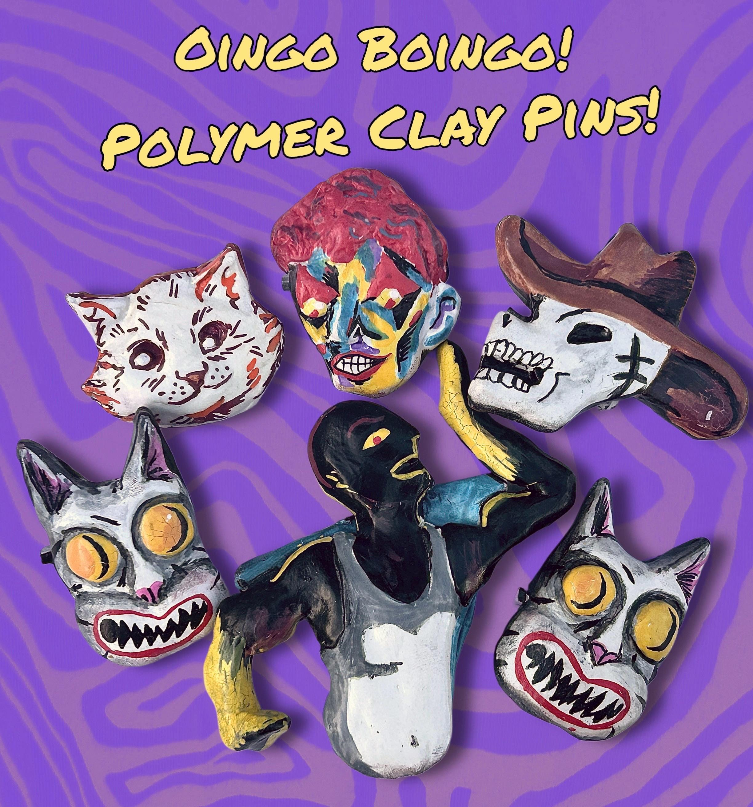 Oingo Boingo Polymer Clay Pins! - Etsy