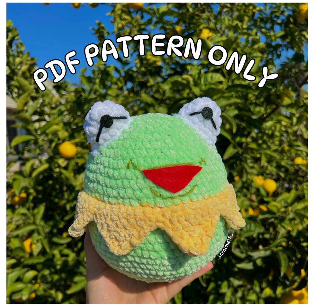 Kermit Squishmallow Crochet Pattern - Etsy