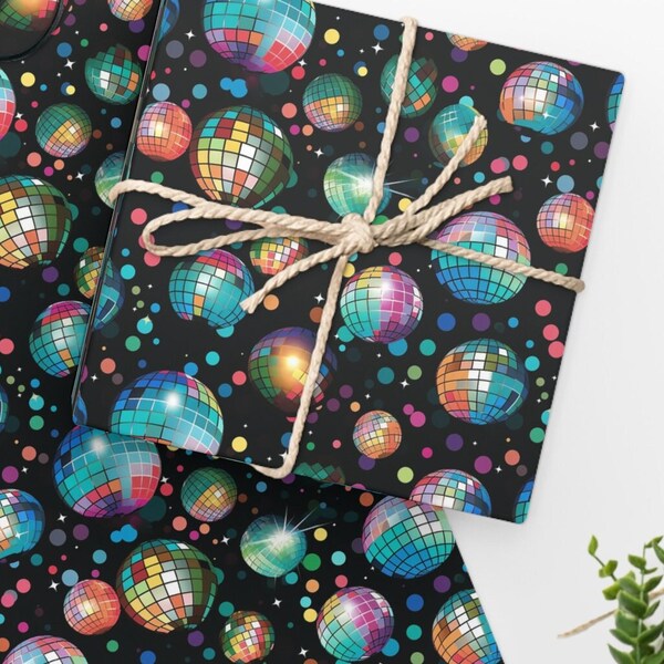 Disco Ball Wrapping Paper - Etsy