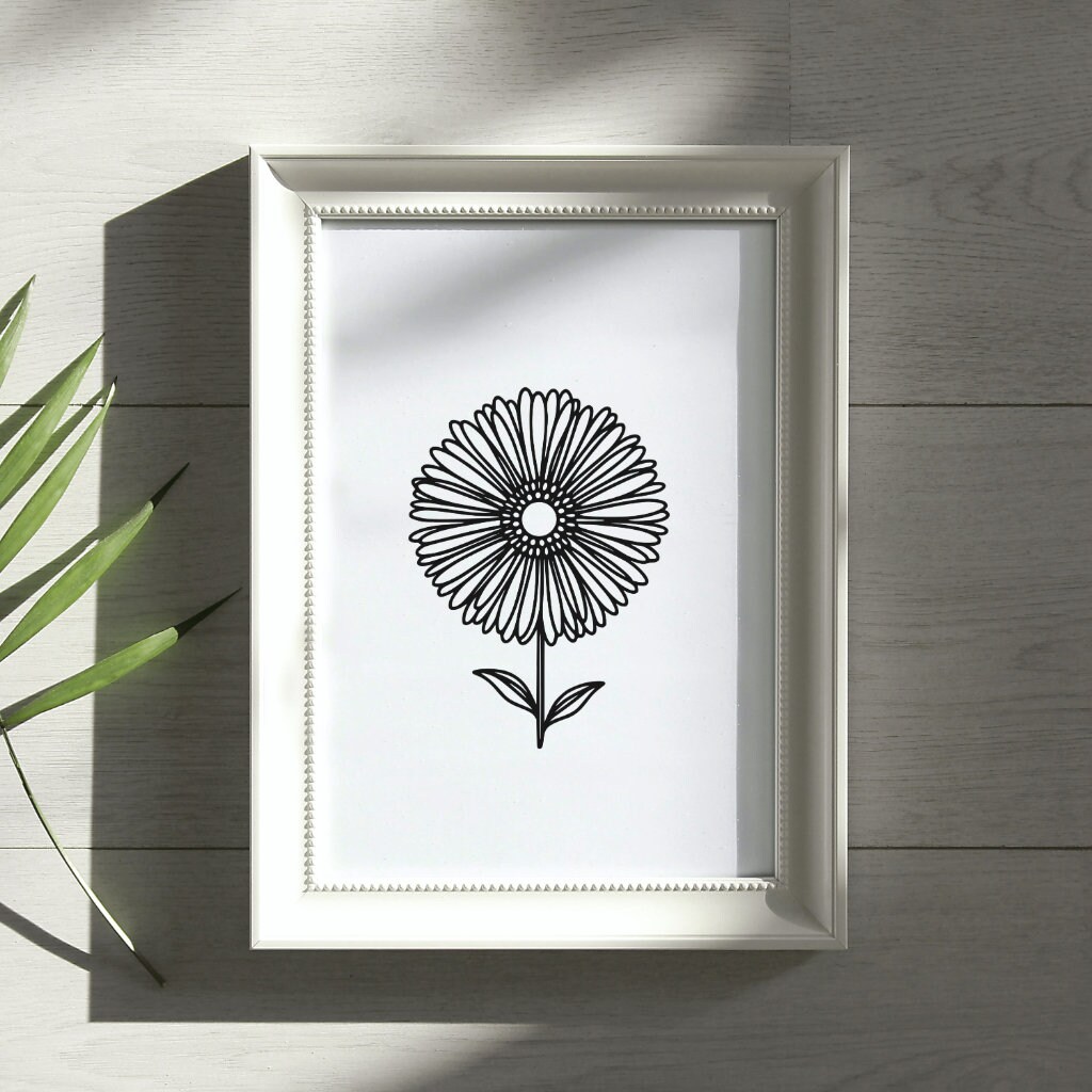 Gerber Daisy Svg, Gerber Daisy, Daisy Svg, Daisy Mandala Svg, Daisy ...