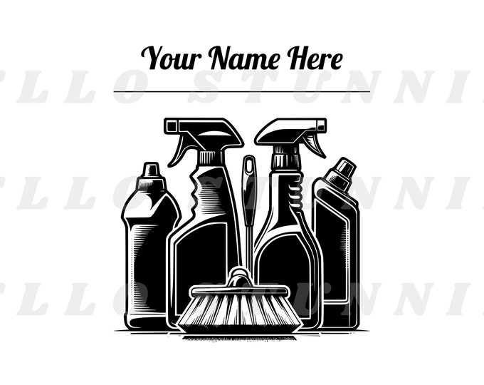 Cleaning Svg, Maid SVG, Cleaning Service Logo Svg, Cleaning Cut Files ...