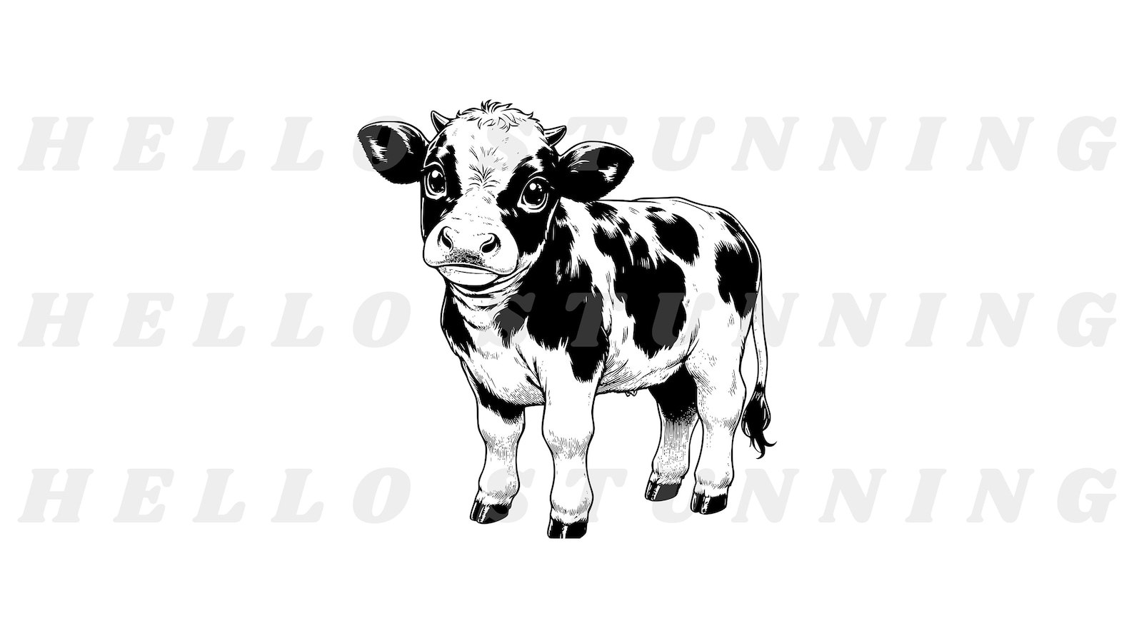 Anime Cow SVG, Baby Cow SVG, Calf Svg, Svg Cow, Graphical Image Art ...