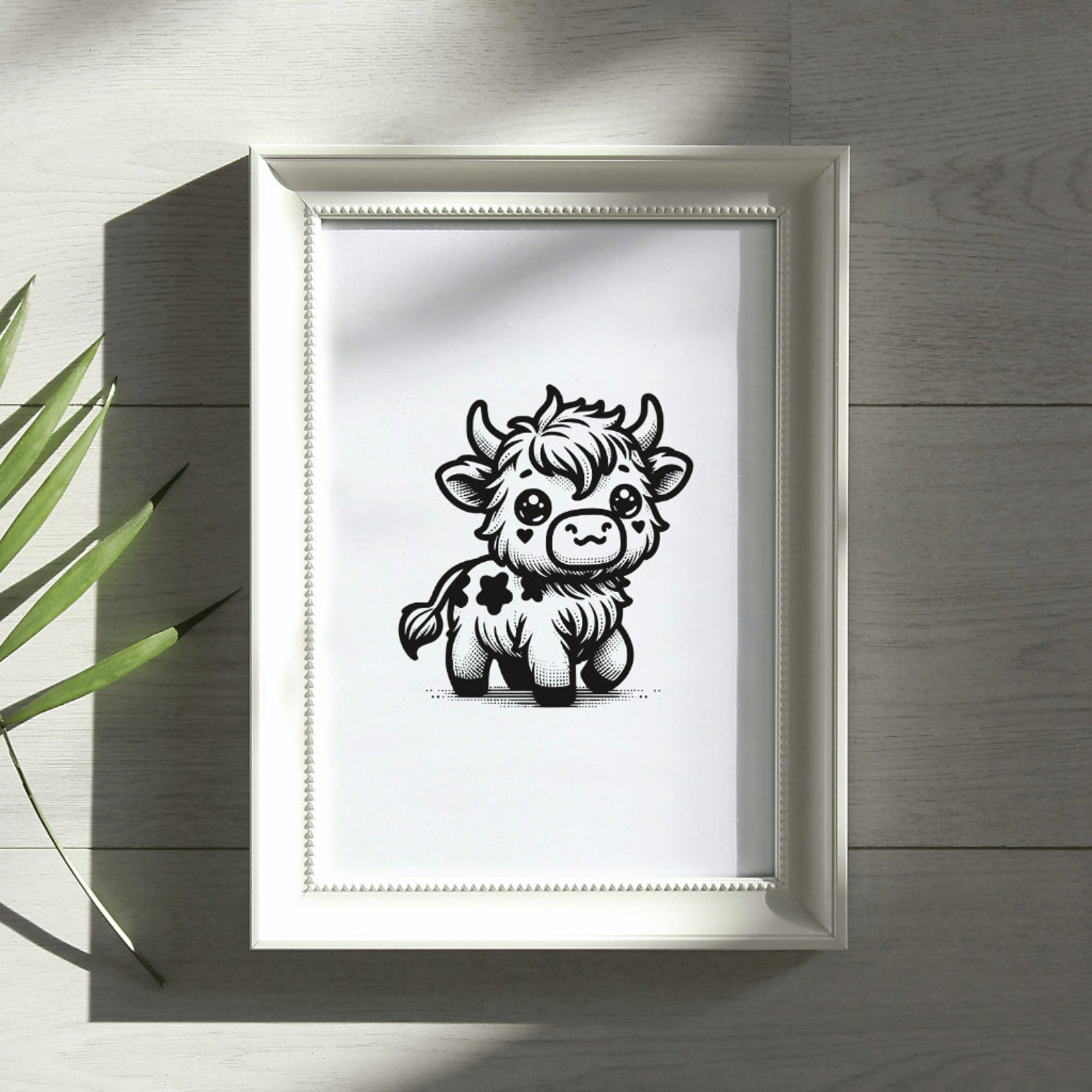 Baby Highland Cow Svg, Cute Cow SVG, Easily Distracted by Cows, Svg Cow ...