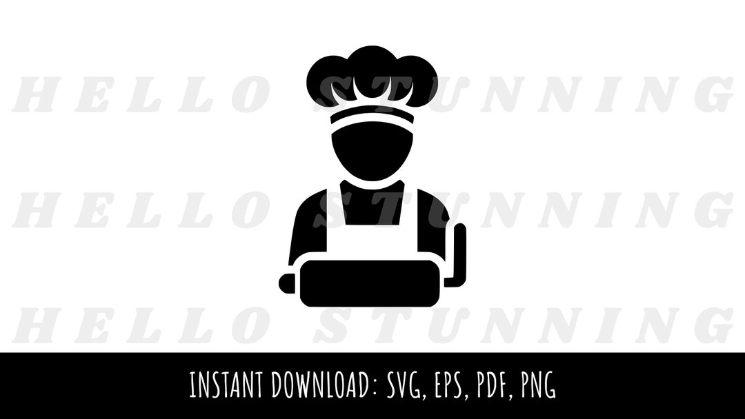 Baker Svg, Baking Svg, Baking Kitchen SVG, Cook Svg, Baker Png, Baking ...