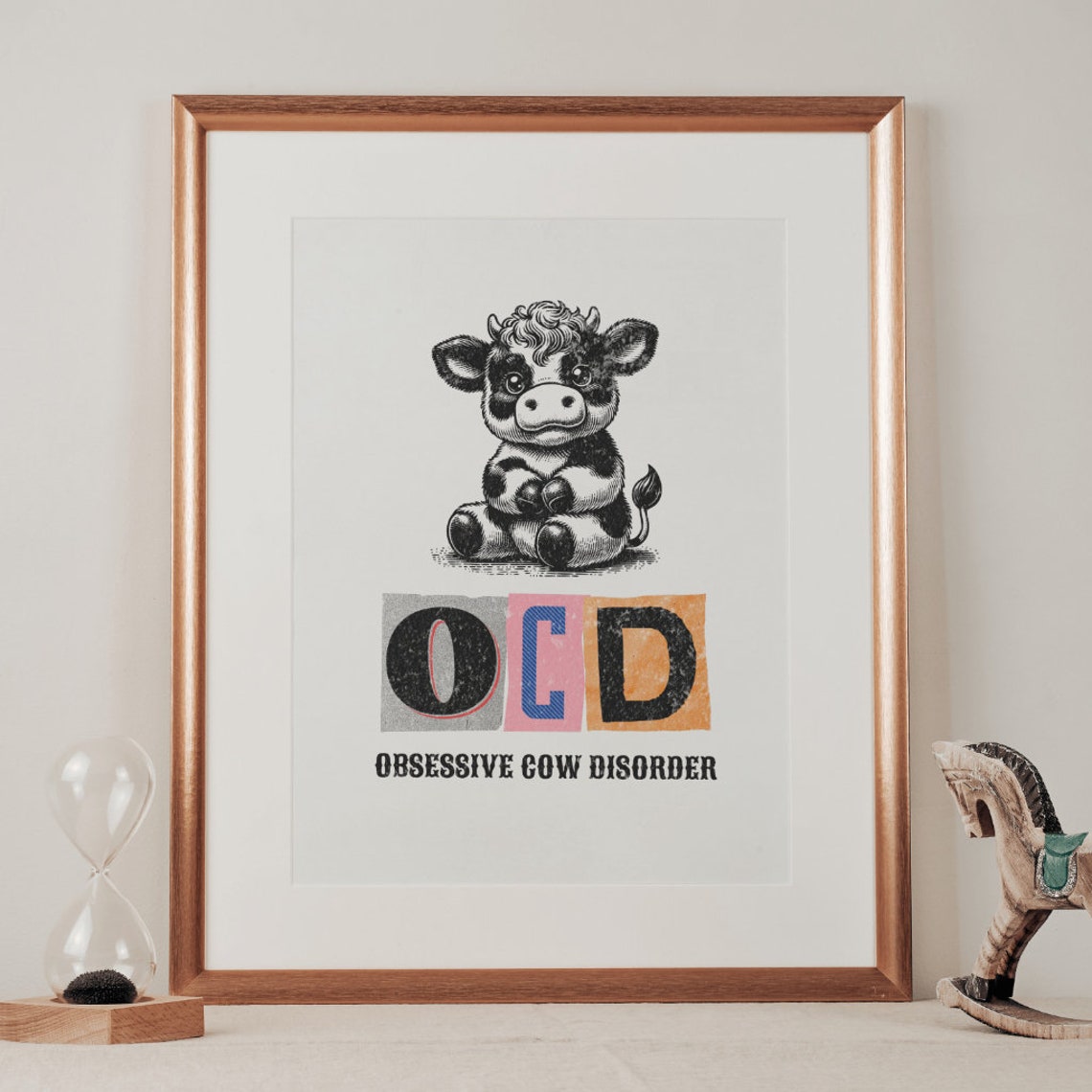 Obsessive Cow Disorder Png, Cute Cow SVG, Cow Mug Png, Heifer, Muzzle ...
