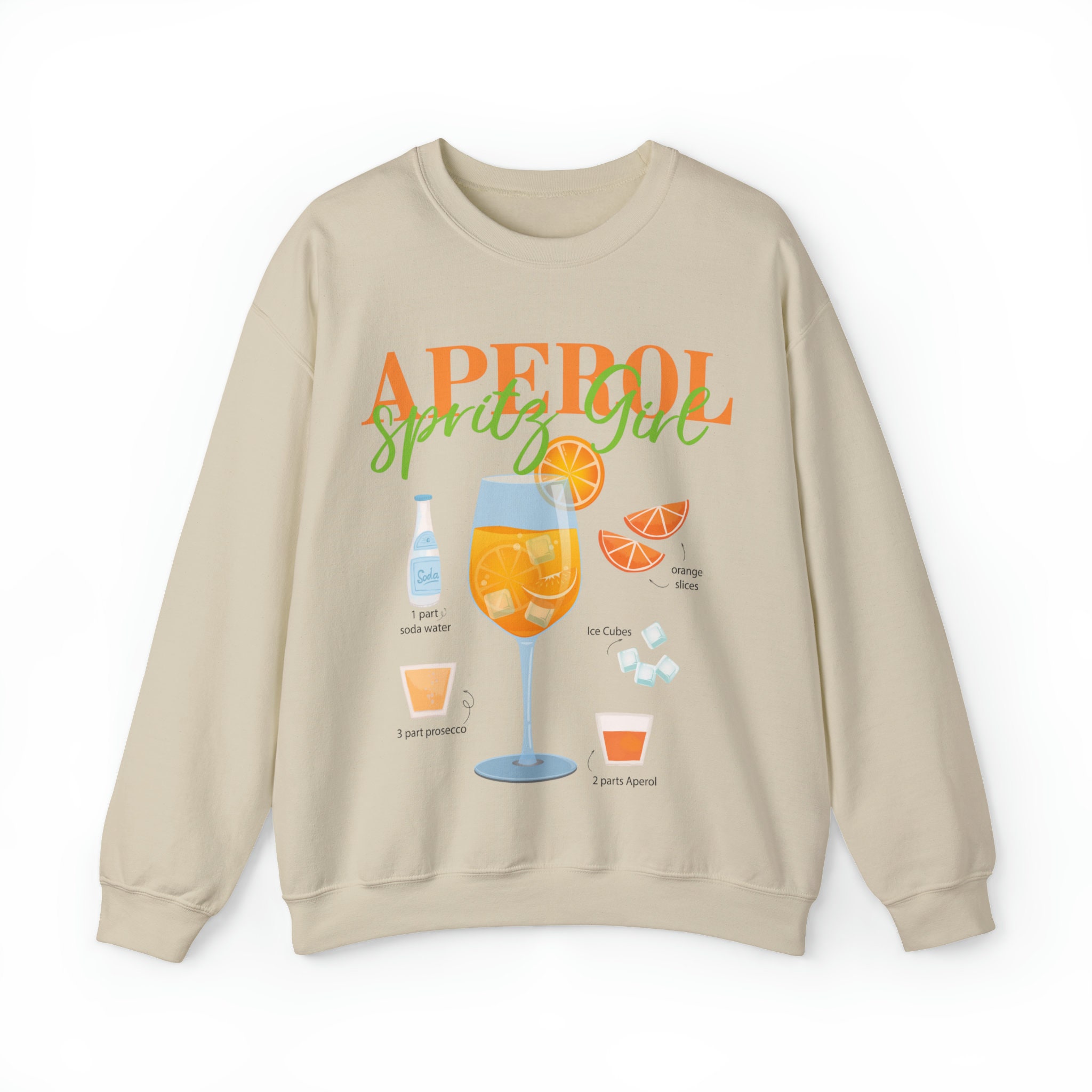 Aperol Spritz Girl Unisex Heavy Blend™ Crewneck Sweatshirt Aperol ...