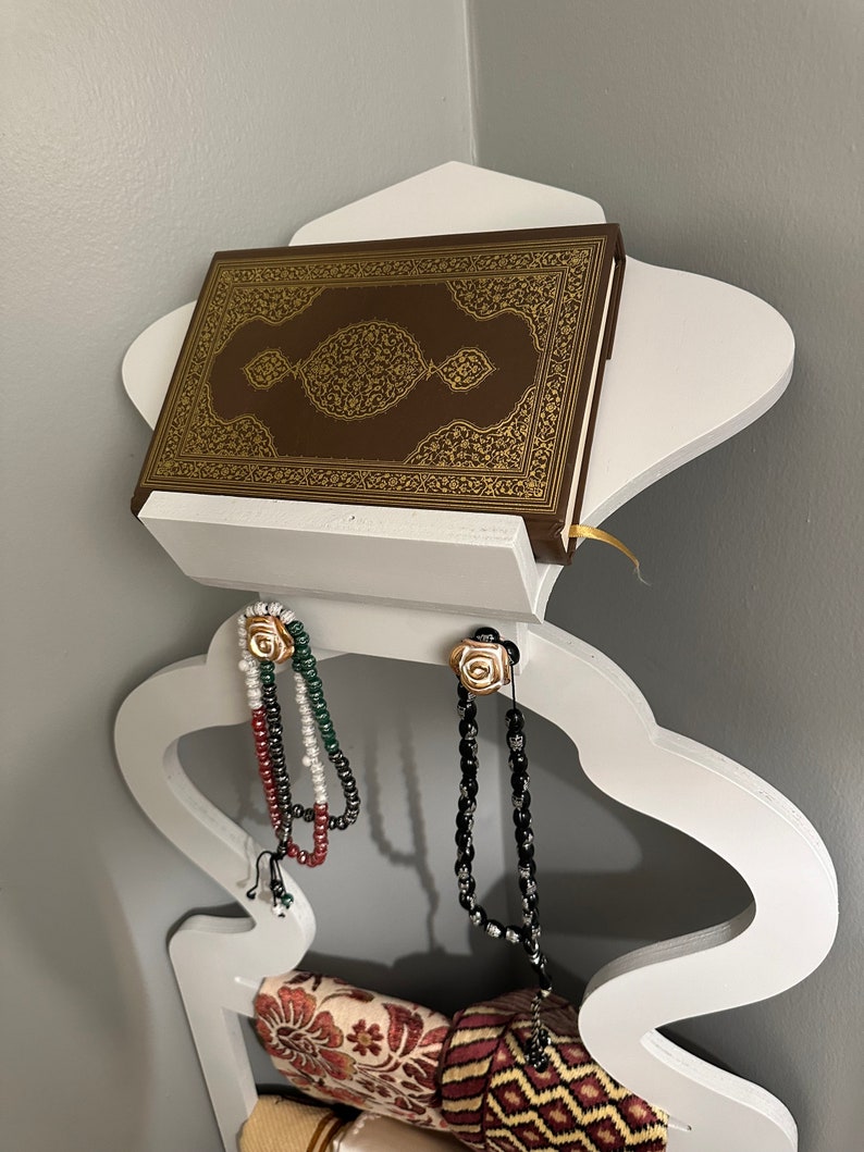 Islamic Prayer Stand With Quran Holder | Trending Muslim Home Decor ...
