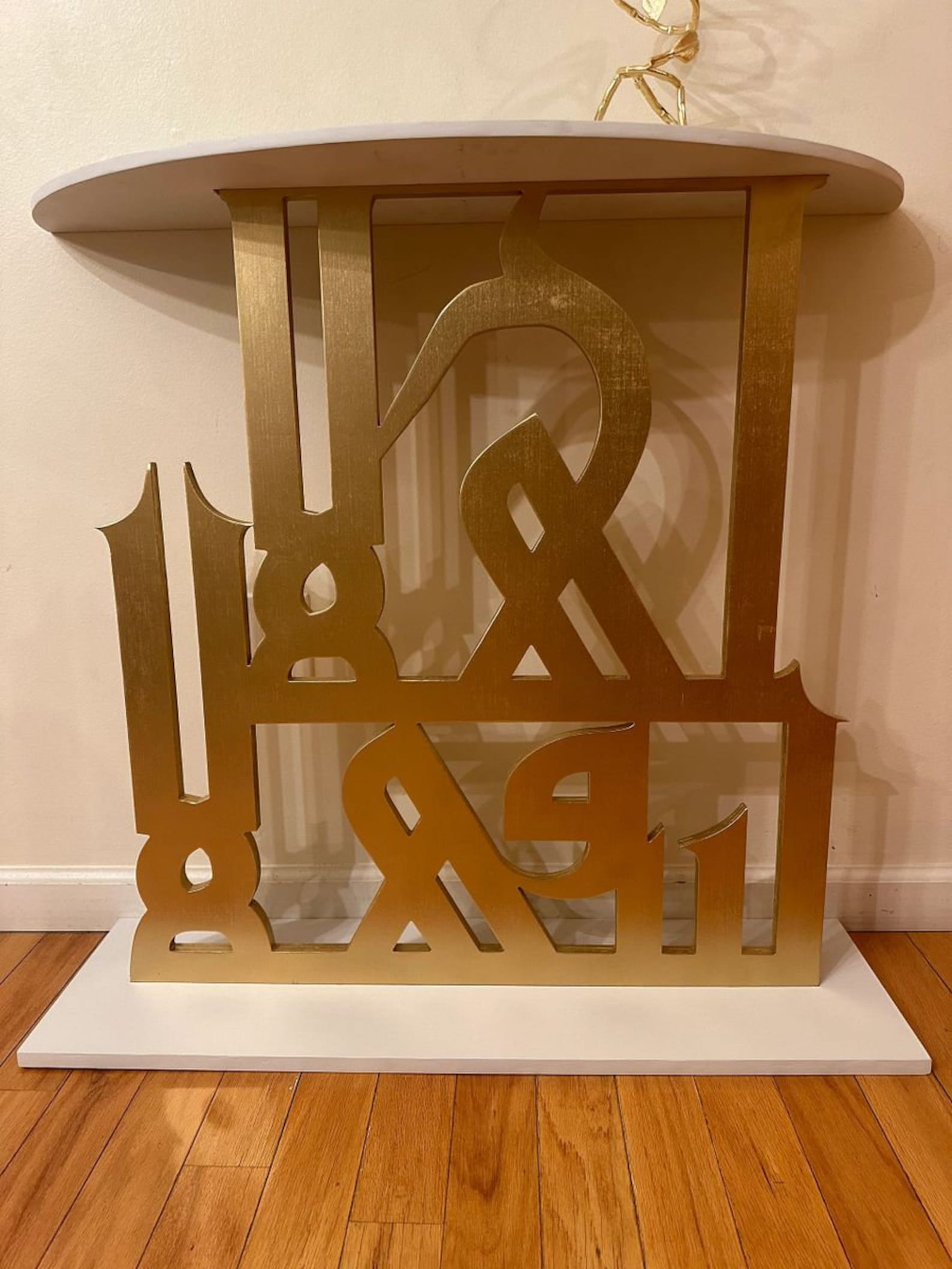 Arabic Ahlan Wa Sahlan Entry Table | Luxury Islamic Console Table ...