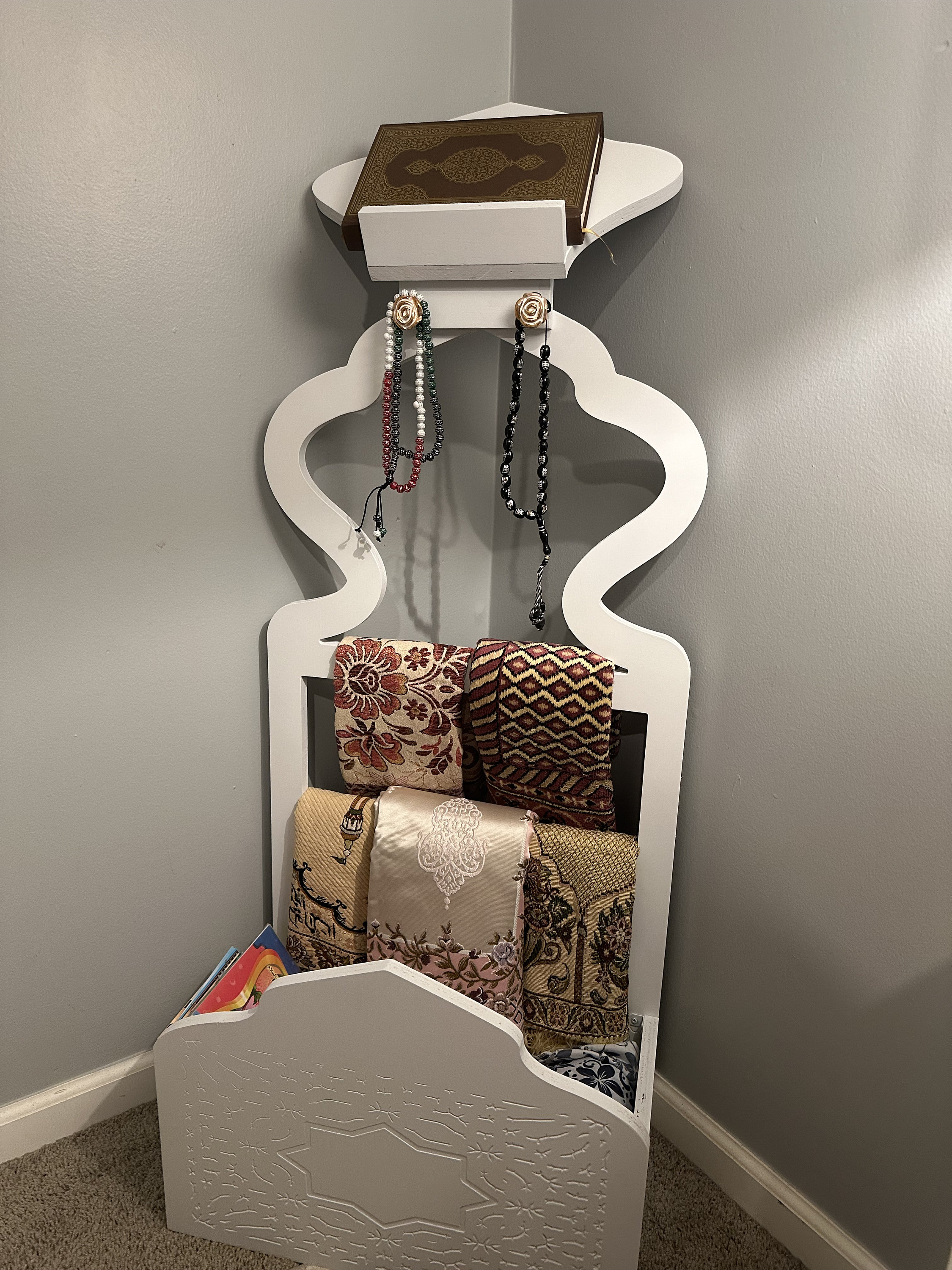 Islamic Prayer Stand With Quran Holder | Trending Muslim Home Decor ...