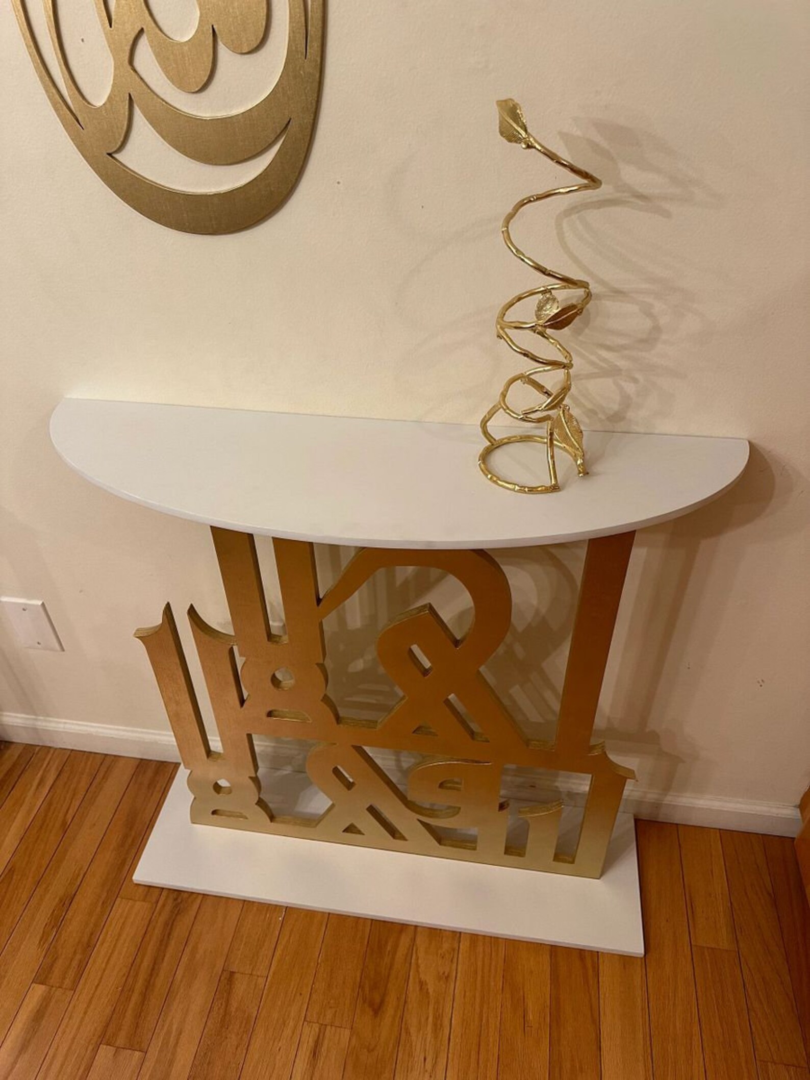 Arabic Ahlan Wa Sahlan Entry Table | Luxury Islamic Console Table ...