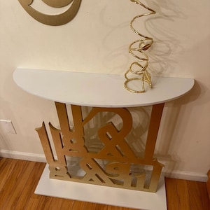 Arabic Ahlan Wa Sahlan Entry Table | Luxury Islamic Console Table ...