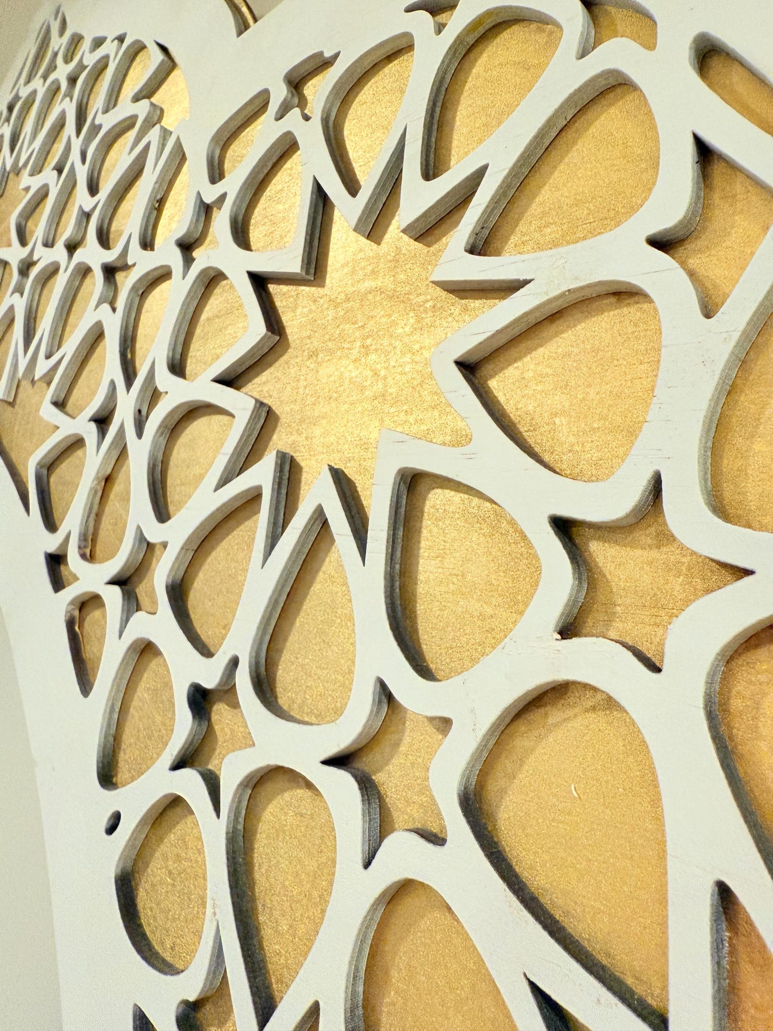 Luxury Islamic Arch Wall Decor – 3 Piece Modular Mihrab Design ...