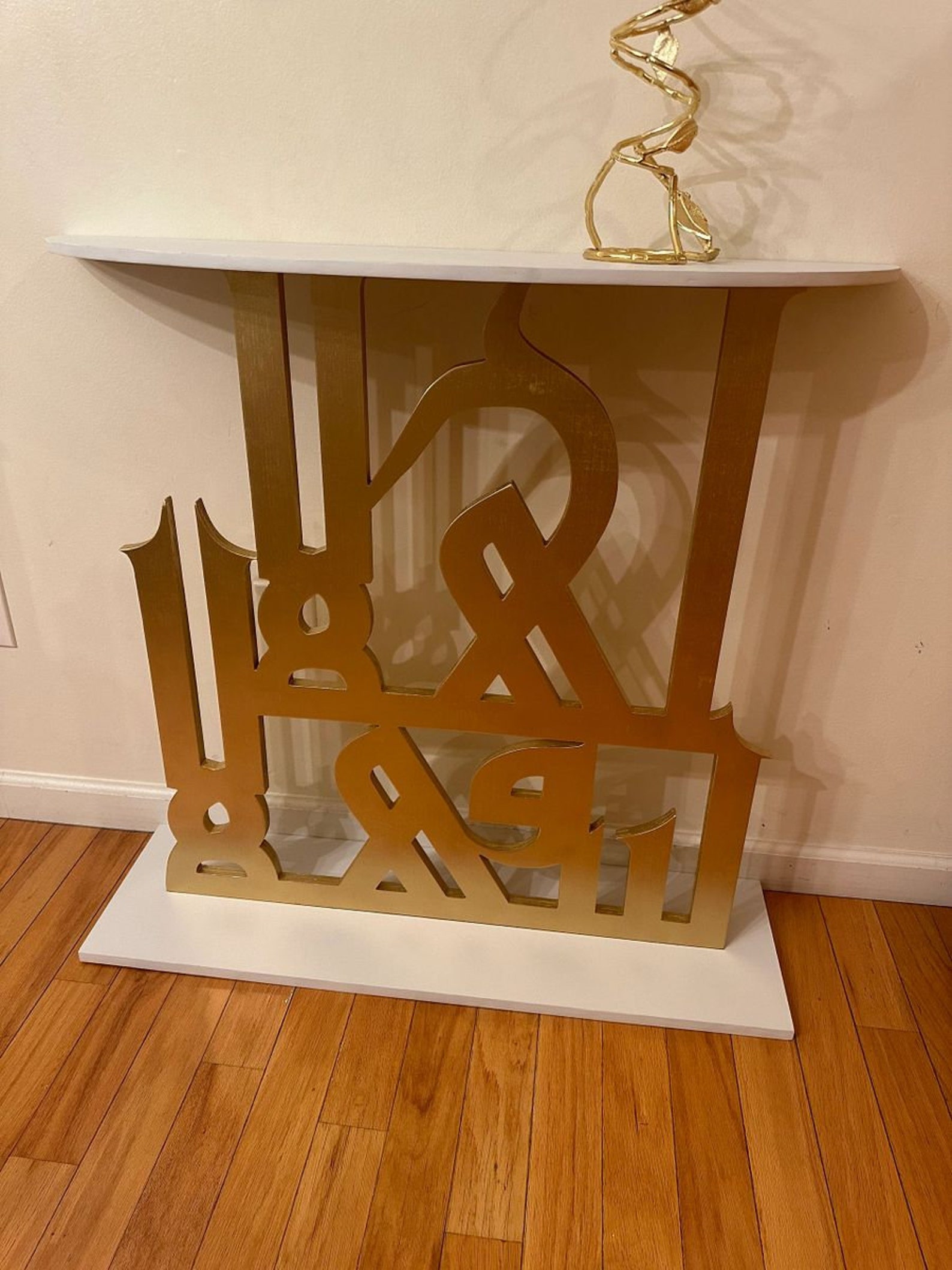 Arabic Ahlan Wa Sahlan Entry Table | Luxury Islamic Console Table ...