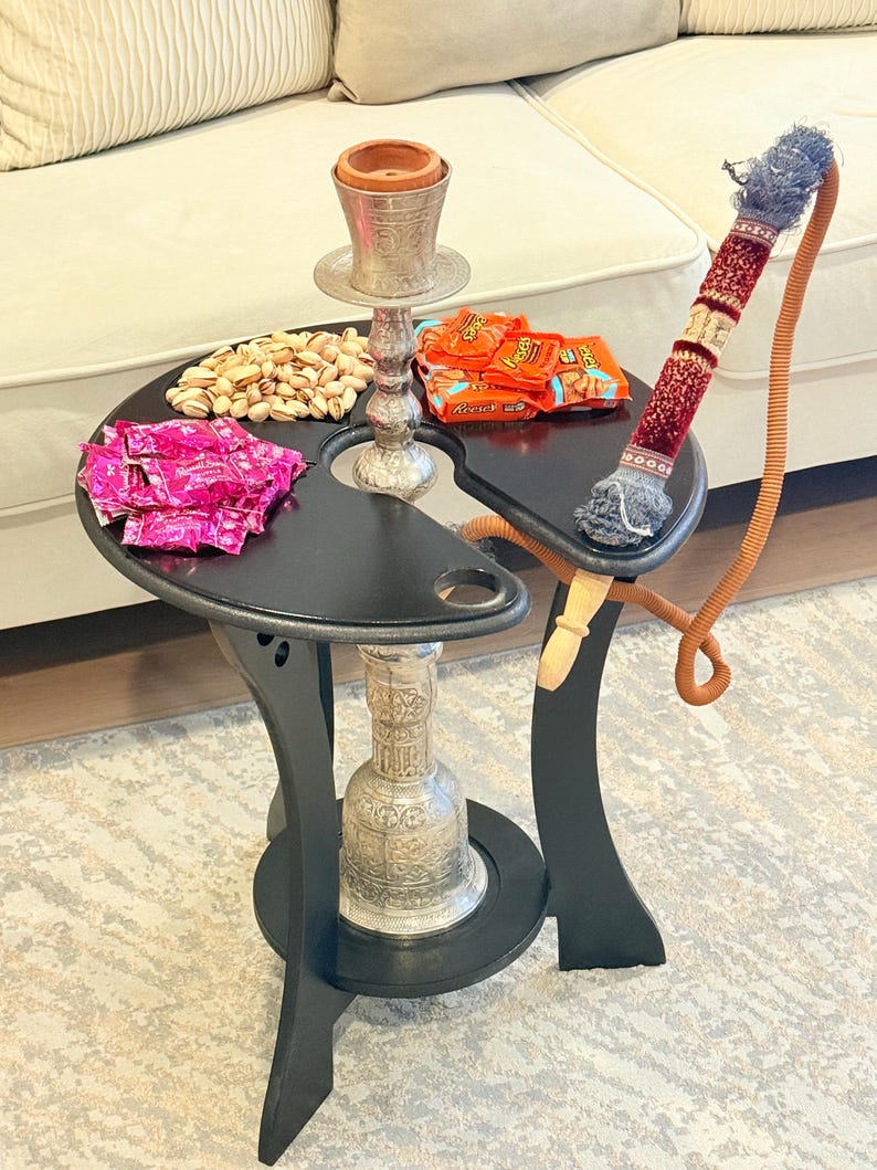 Luxury Hookah Table | Modern Shisha Side Table | Handmade Hookah Stand ...