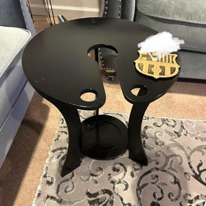 Hookah Table | Shisha Stand With Hose Holders | Wooden End Table for ...