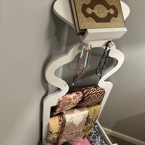 Islamic Prayer Stand With Quran Holder | Trending Muslim Home Decor ...