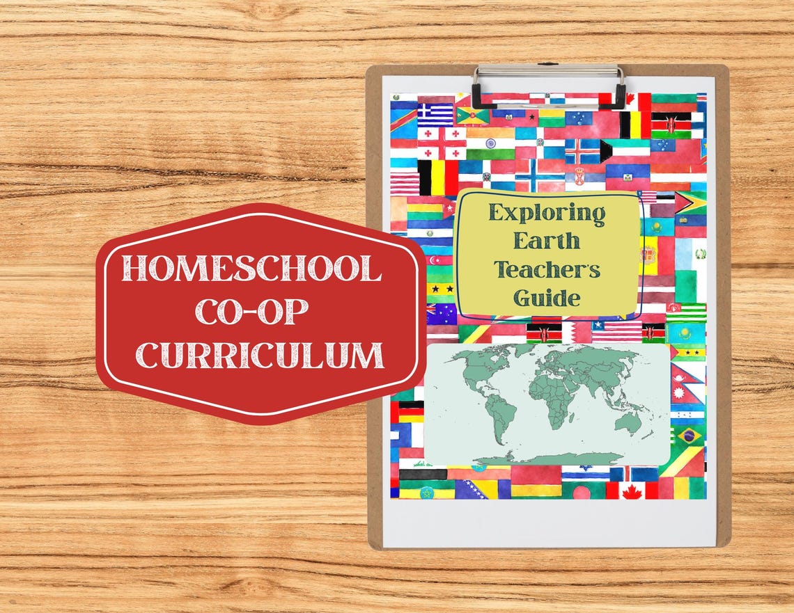 Homeschool Co-op Curriculum - Exploring Earth - Etsy