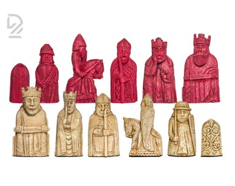 EXCLUSIVE Original Isle of Lewis Chessmen Set 1:1 Replica - Etsy