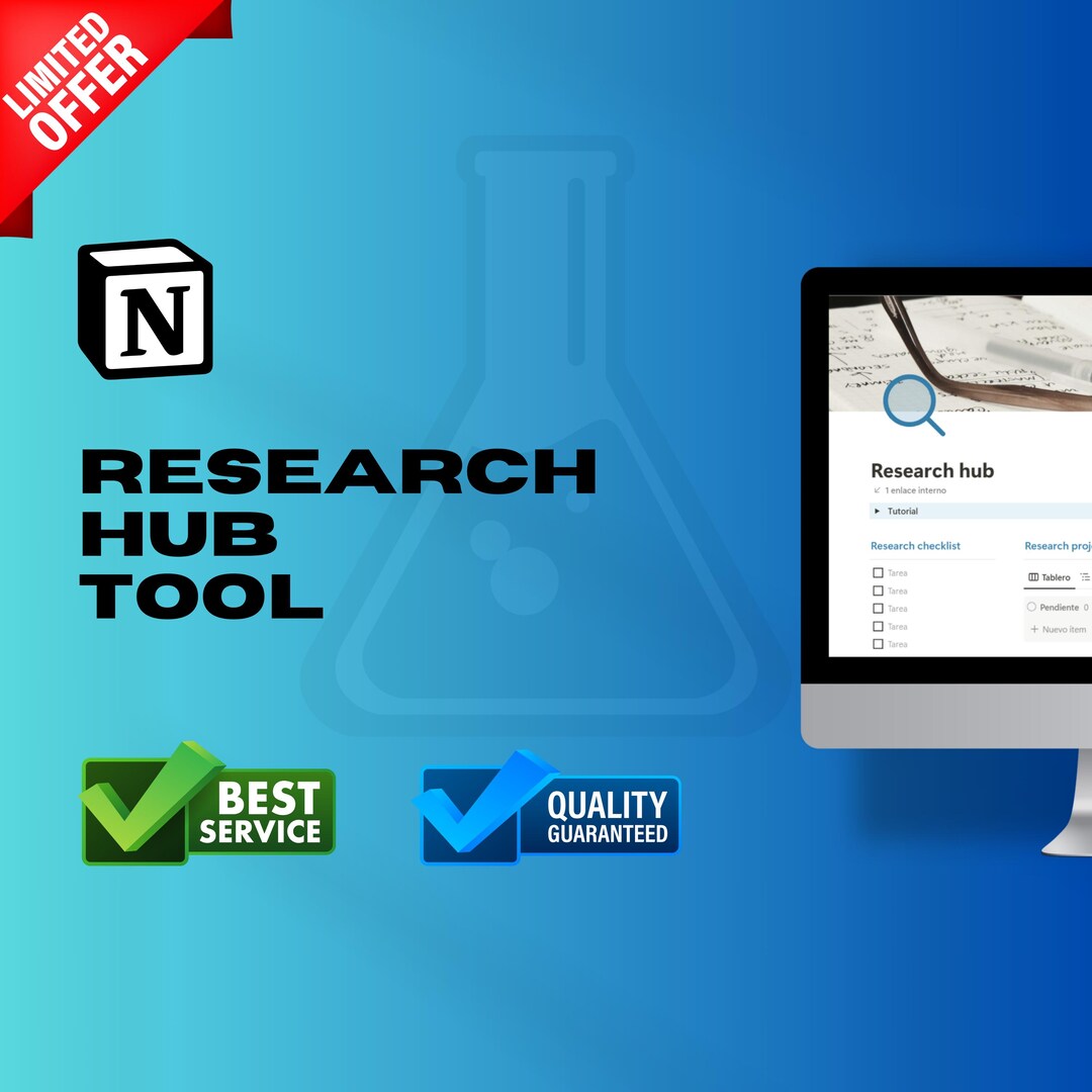 Notion 2025 Edition Research Notion Template, Research Hub Workspace ...