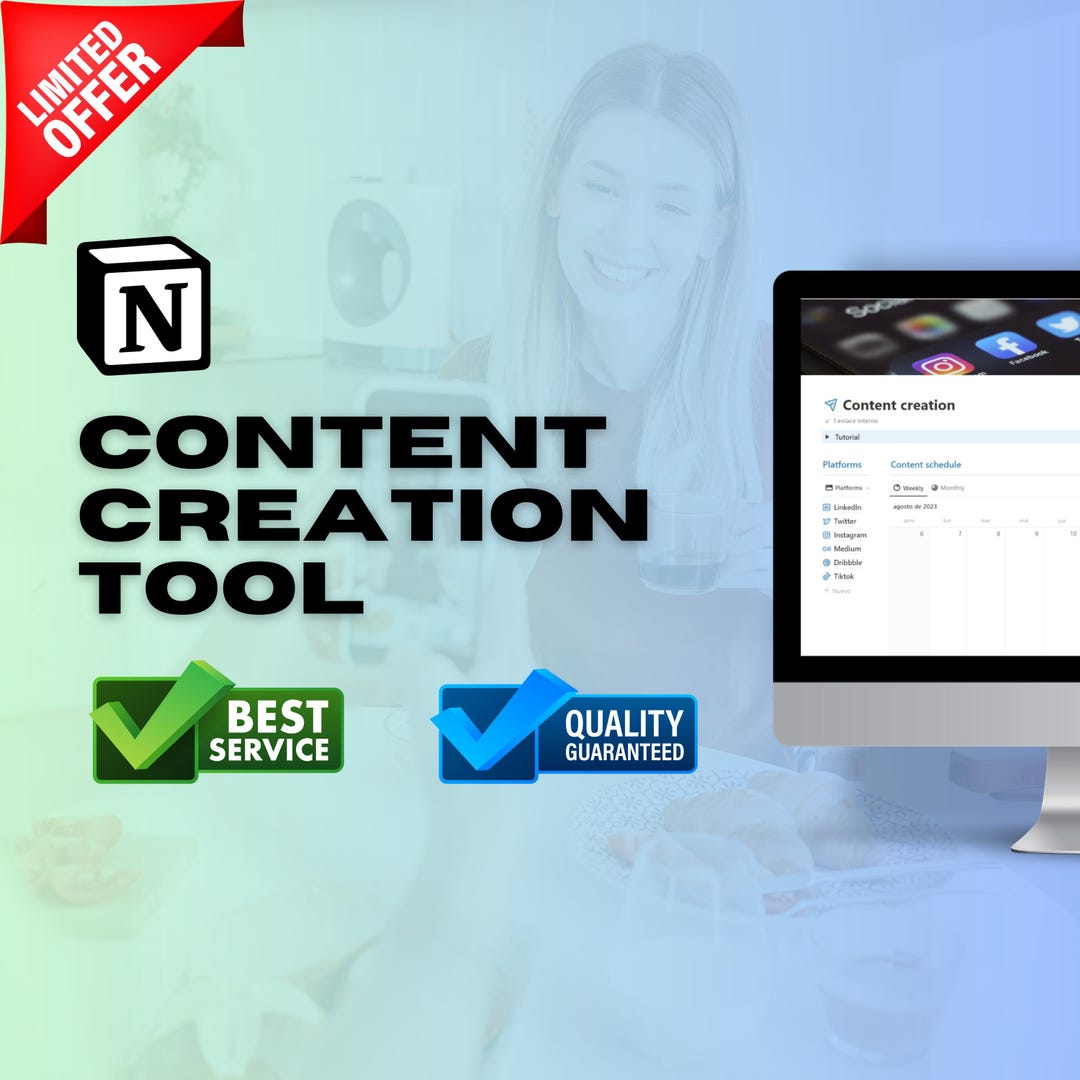 2025 Notion Template for Content Creation - Etsy
