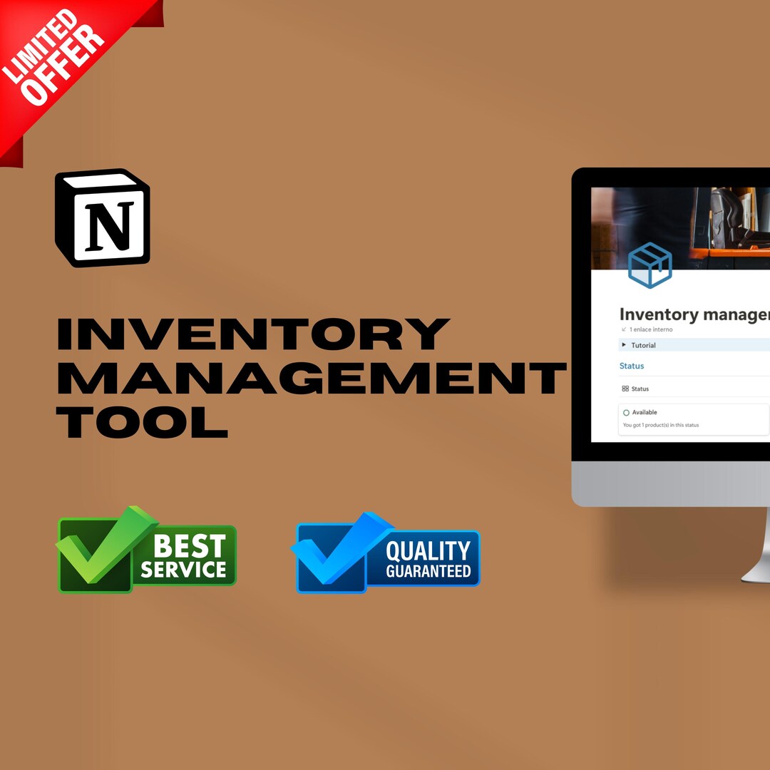 Inventory Management Notion Template - Etsy