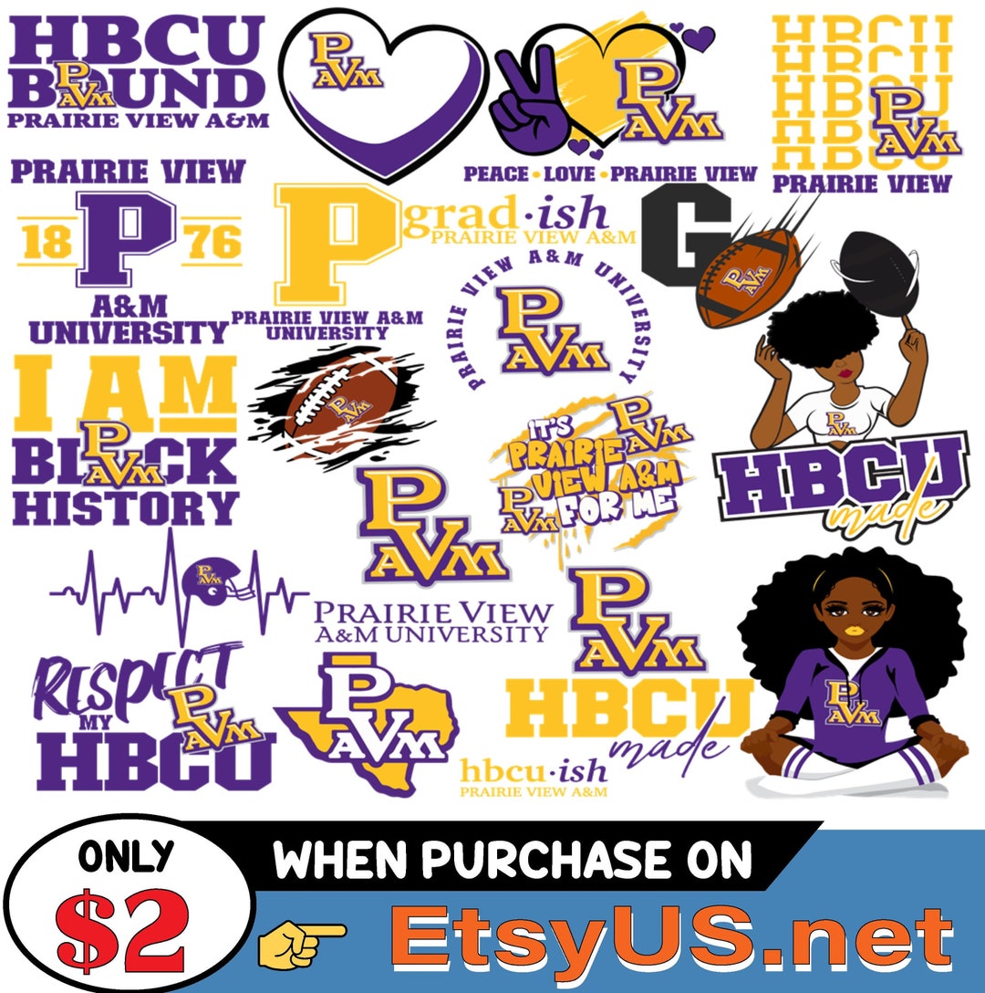 Hbcu Svg Bundle Prairie View & University Digital Downloads - Etsy