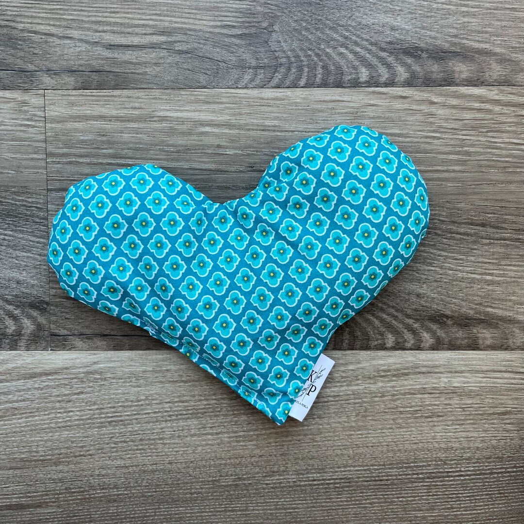 Lavender Rice Bag // Hot and Cold Pack // Heart Sinus Pack - Etsy