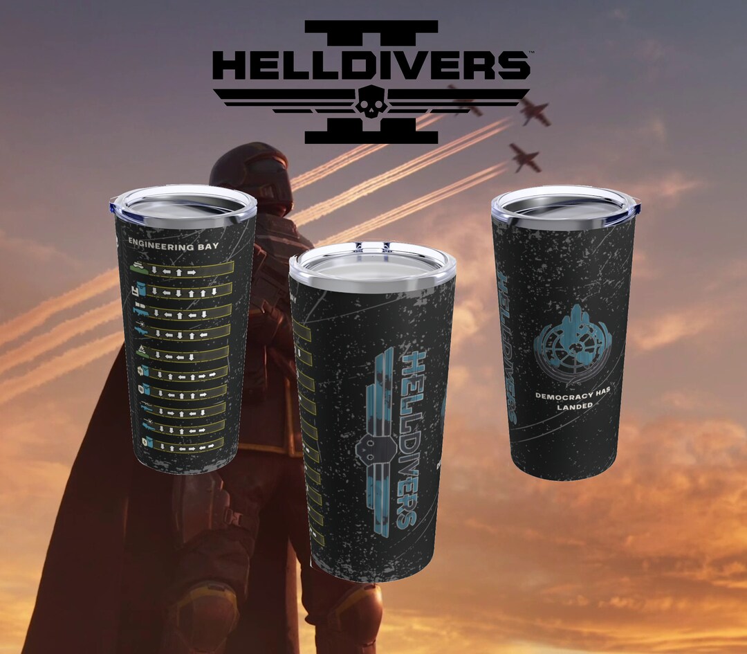 Helldivers 2 Engineering Bay 20oz Tumbler - Etsy