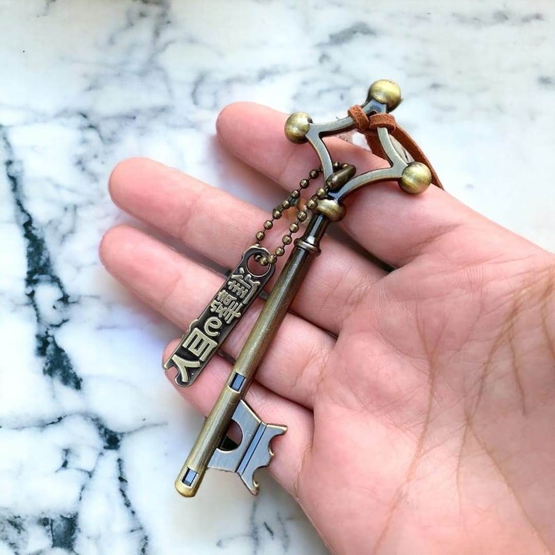 Attack on Titan Erens Basement Key Necklace, Anime Key Necklace, Anime ...