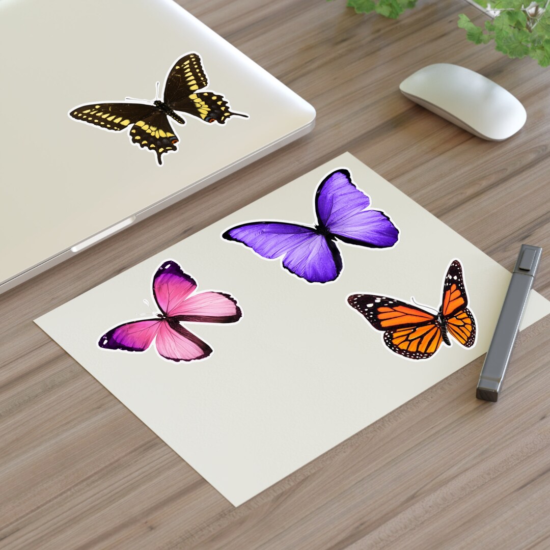 Butterfly Variety Sticker Sheets, Colorful Butterfly Stickers - Etsy
