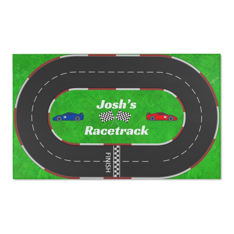 Race Track Rug - Etsy