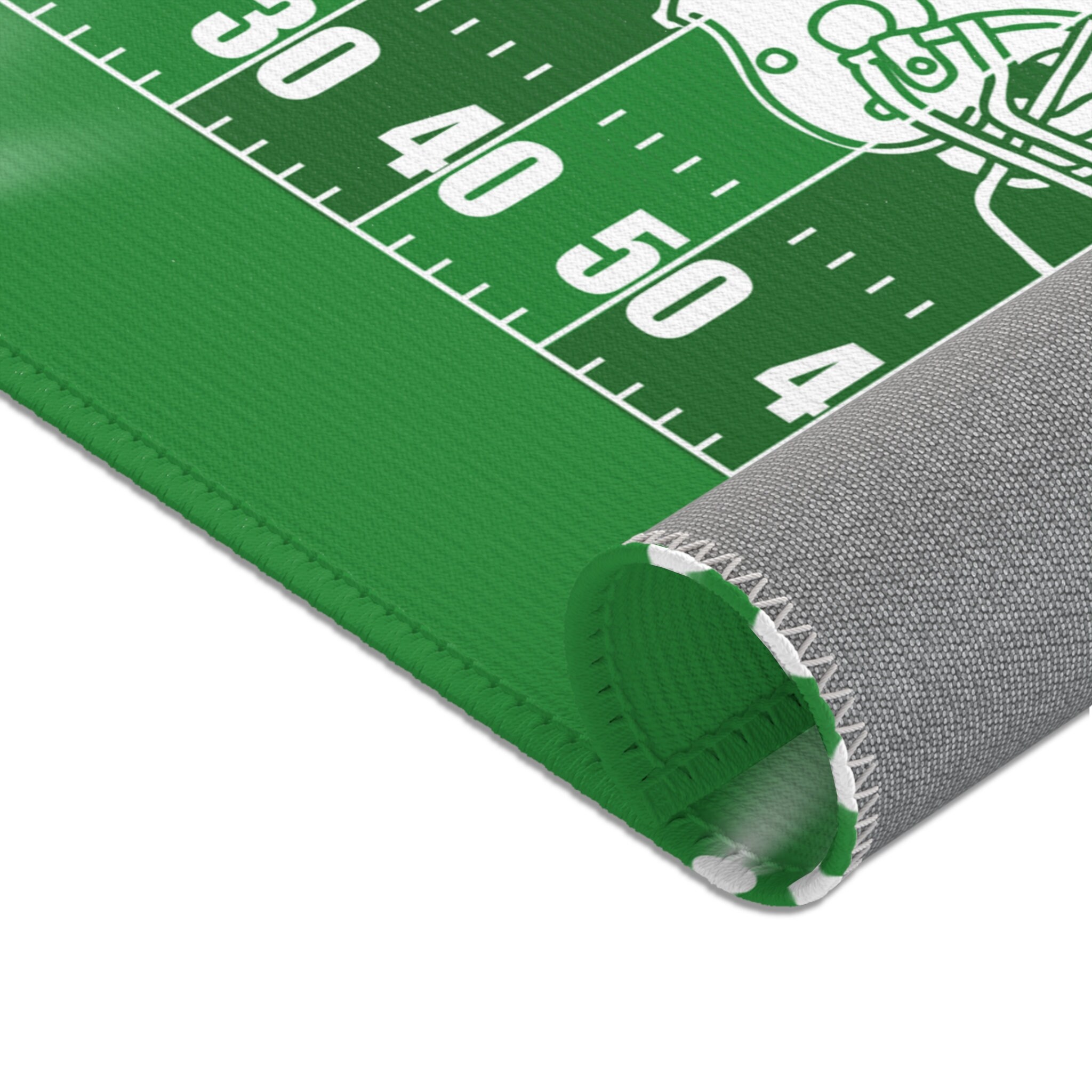 Personalized Football Field Rug for Playroom/bedroom 2 Sizes, Custom ...