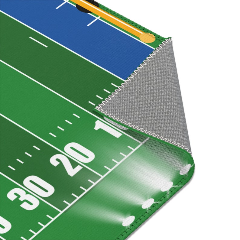 Personalized Football Field Rug for Playroom/bedroom 2 Sizes, Custom ...