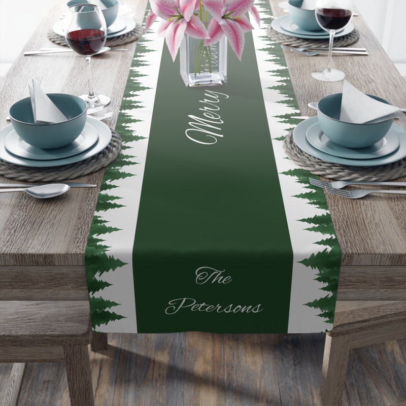 Christmas Table Runner - Etsy