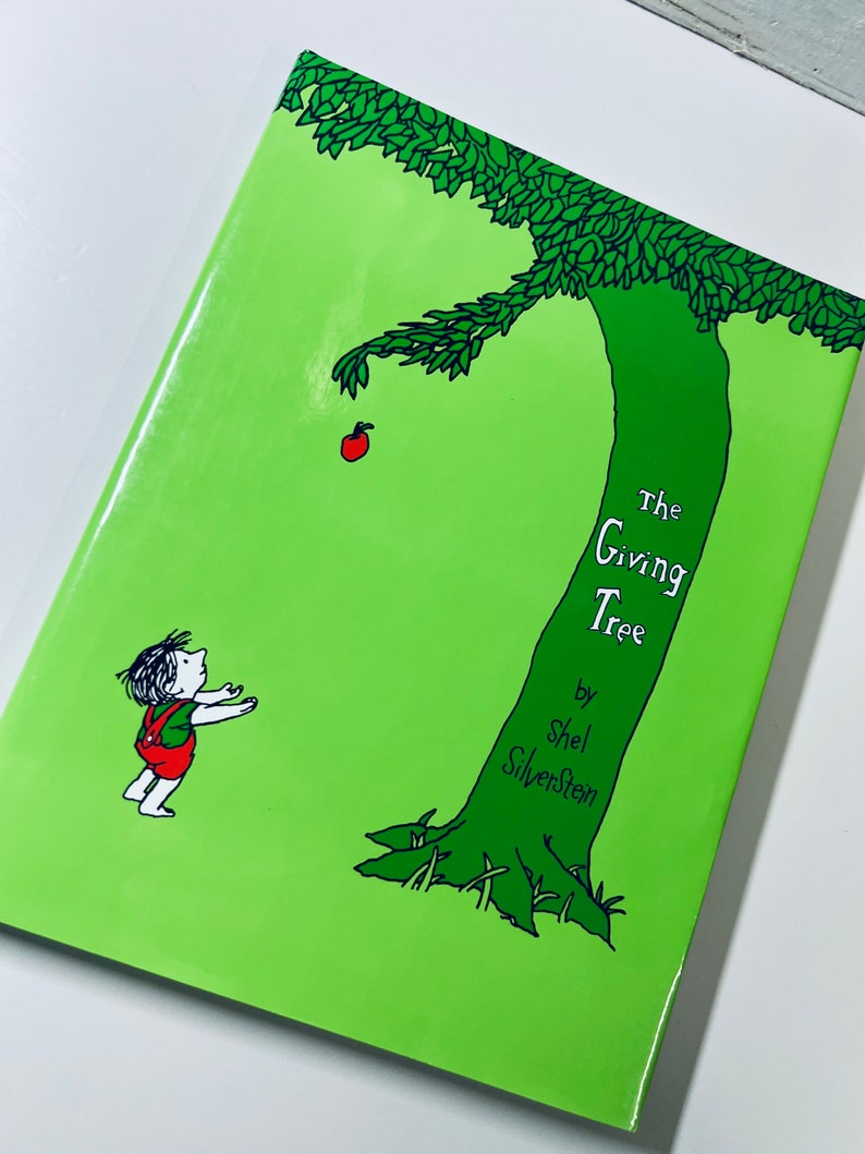 The Giving Tree Book-shel Silverstein-poetry Book-banned Books - Etsy