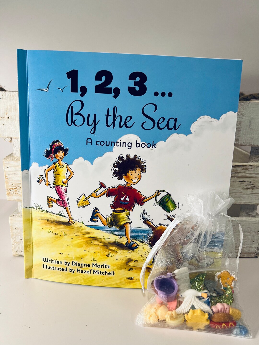 1 2 3 by the Sea Book for Counting Beach Theme Book Preschool Counting ...