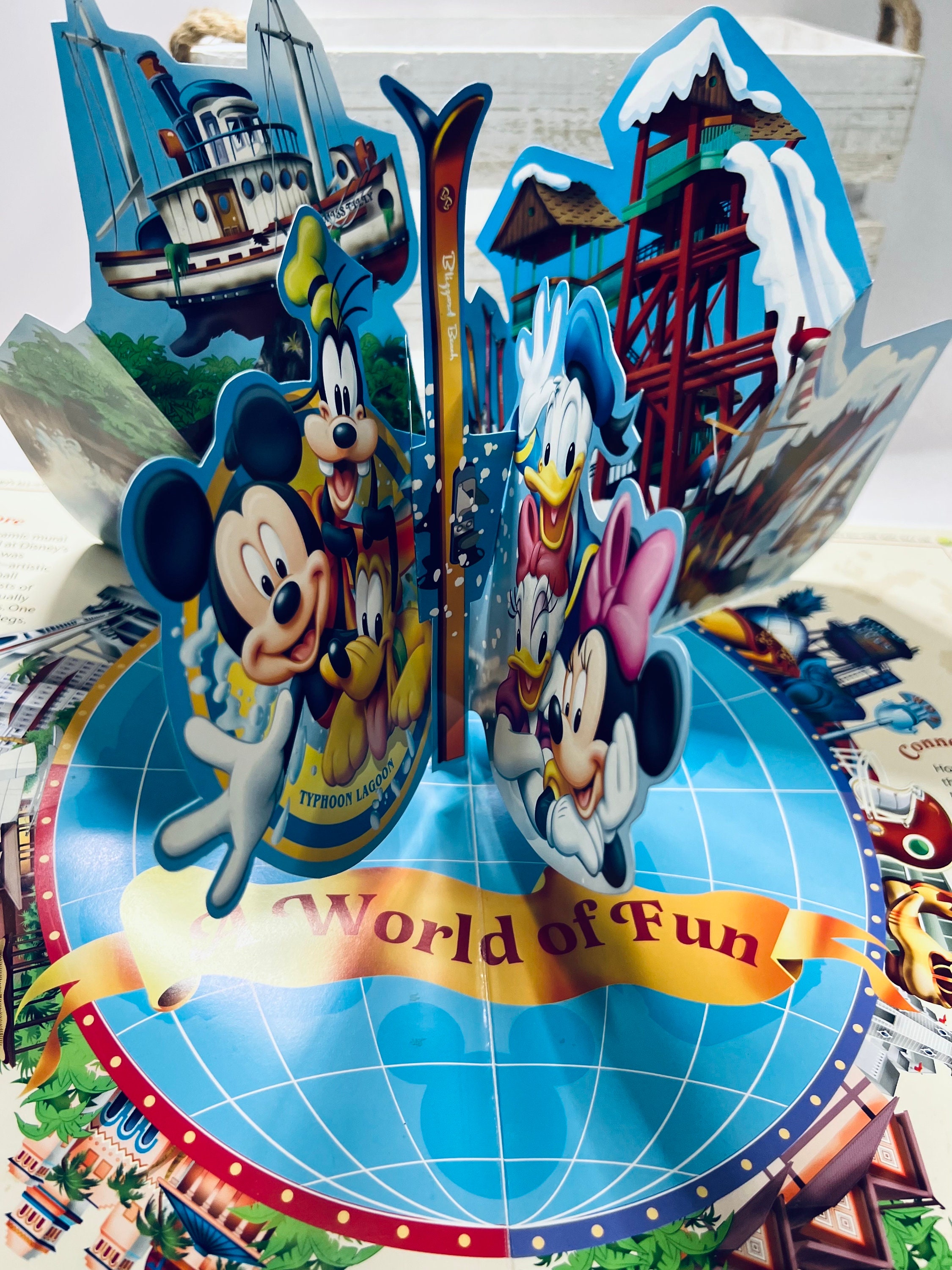 Popping up Around Walt Disney World Hard Cover Pop-up Book - Etsy