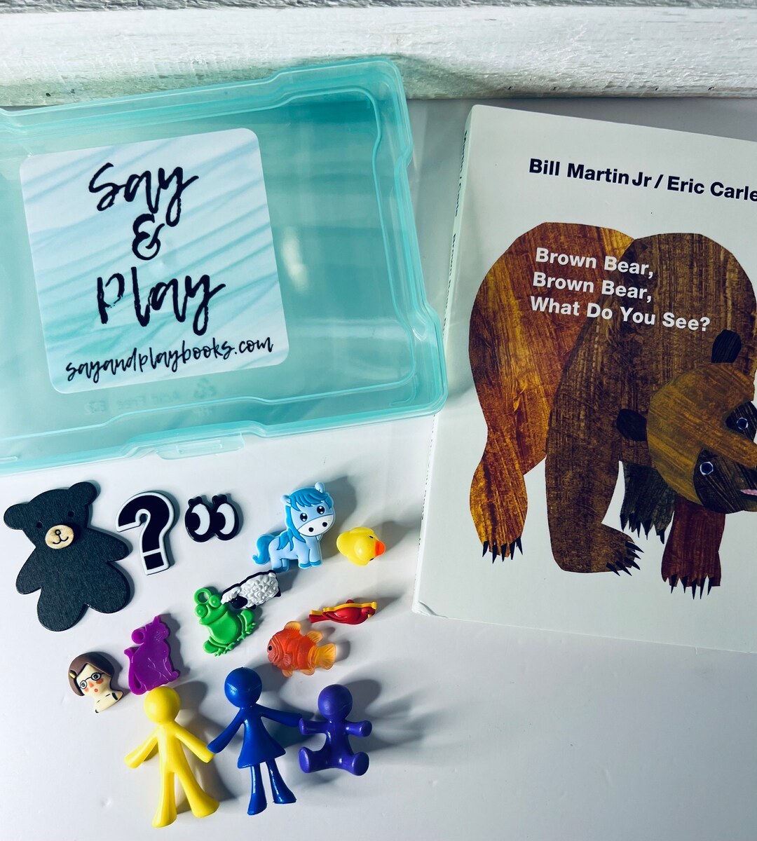 Brown Bear Book and Story Kit-miniature Objects for Brown Book-story ...