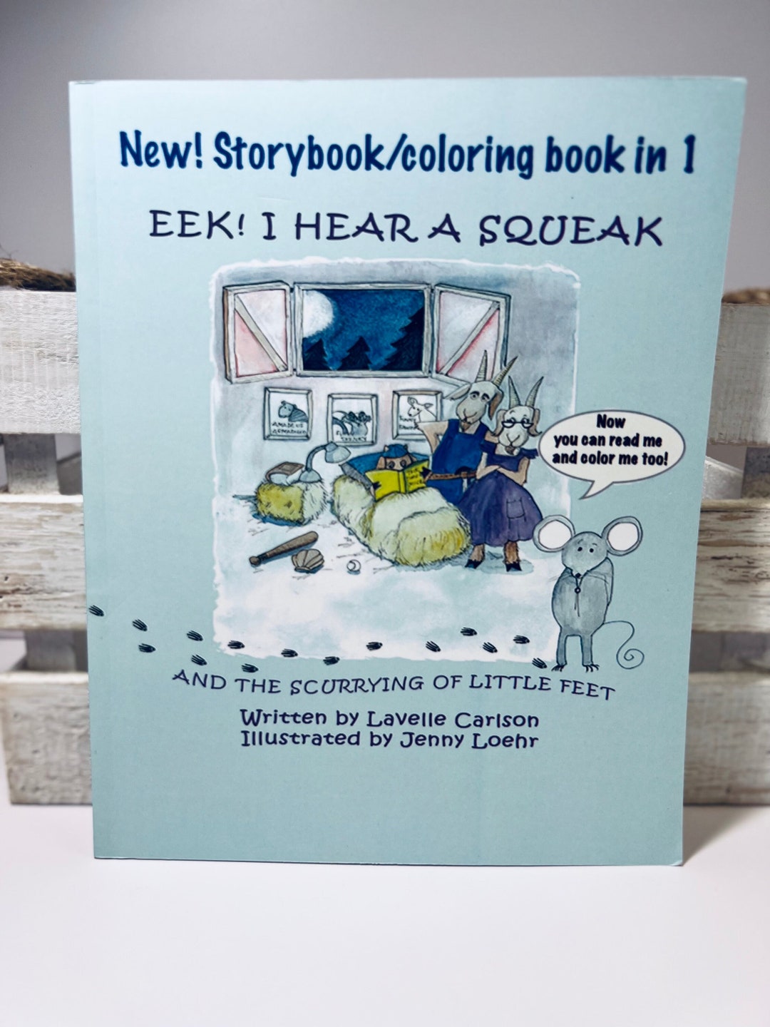 Children's Book-storybook Coloring Book-eek I Hear a - Etsy