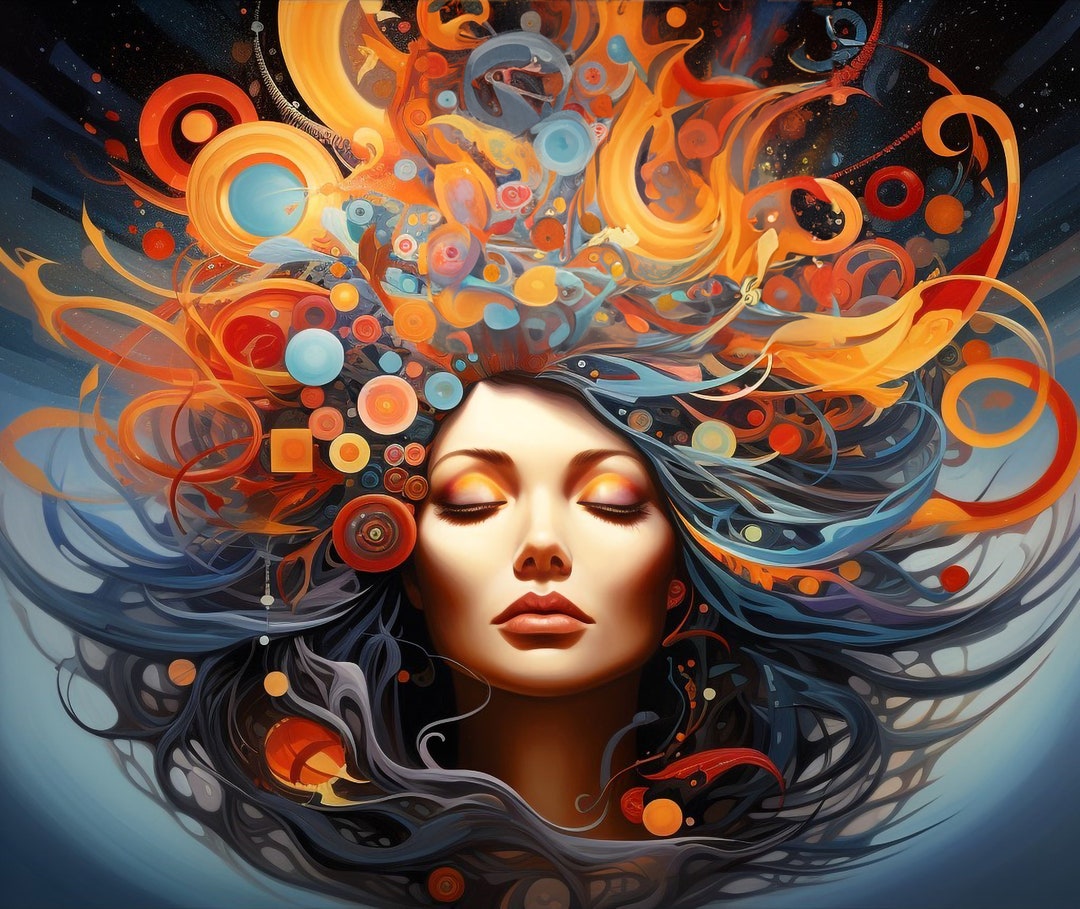 Look Inward and Transcend Free, Your Mind, No Fear. Unique, Vibrant ...